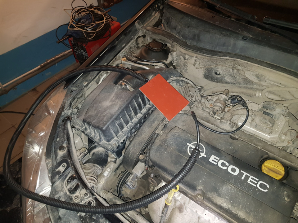 Предпусковой подогрев масла от 220 — Opel Astra H, 1,6 л, 2007 года ...