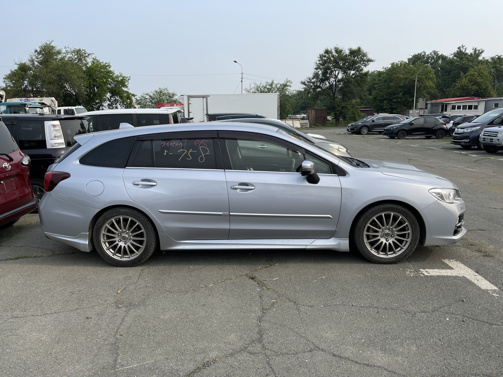 Вид на 215/55/17 — Subaru Levorg (VM), 1,6 л, 2014 года | шины | DRIVE2