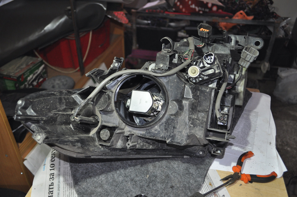 Замена головного освещения на светодиодное INFINITI G35 “Led for life ...