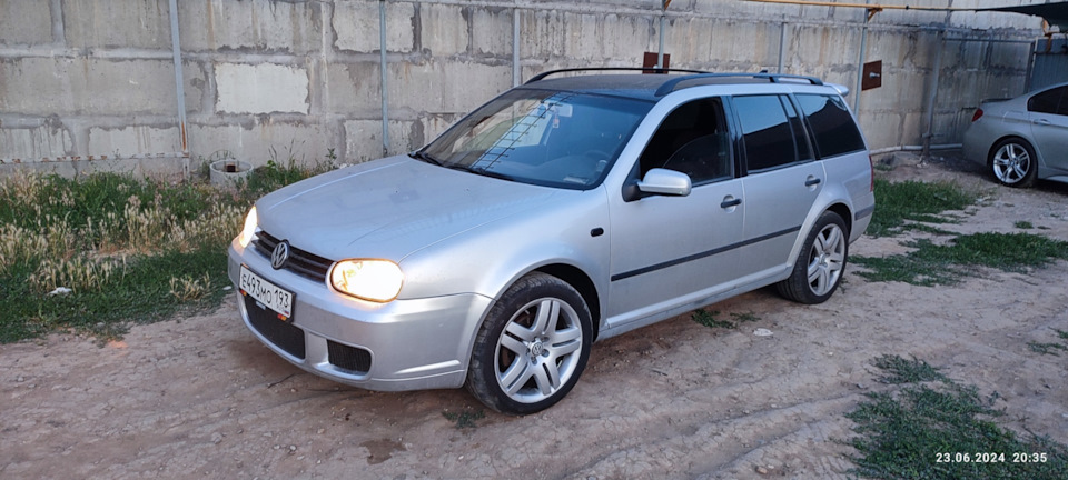 Замена кронштейнов бампера, чтоб зазоры стали +- нормальные — Volkswagen Golf Variant (Mk4), 1,9 ...