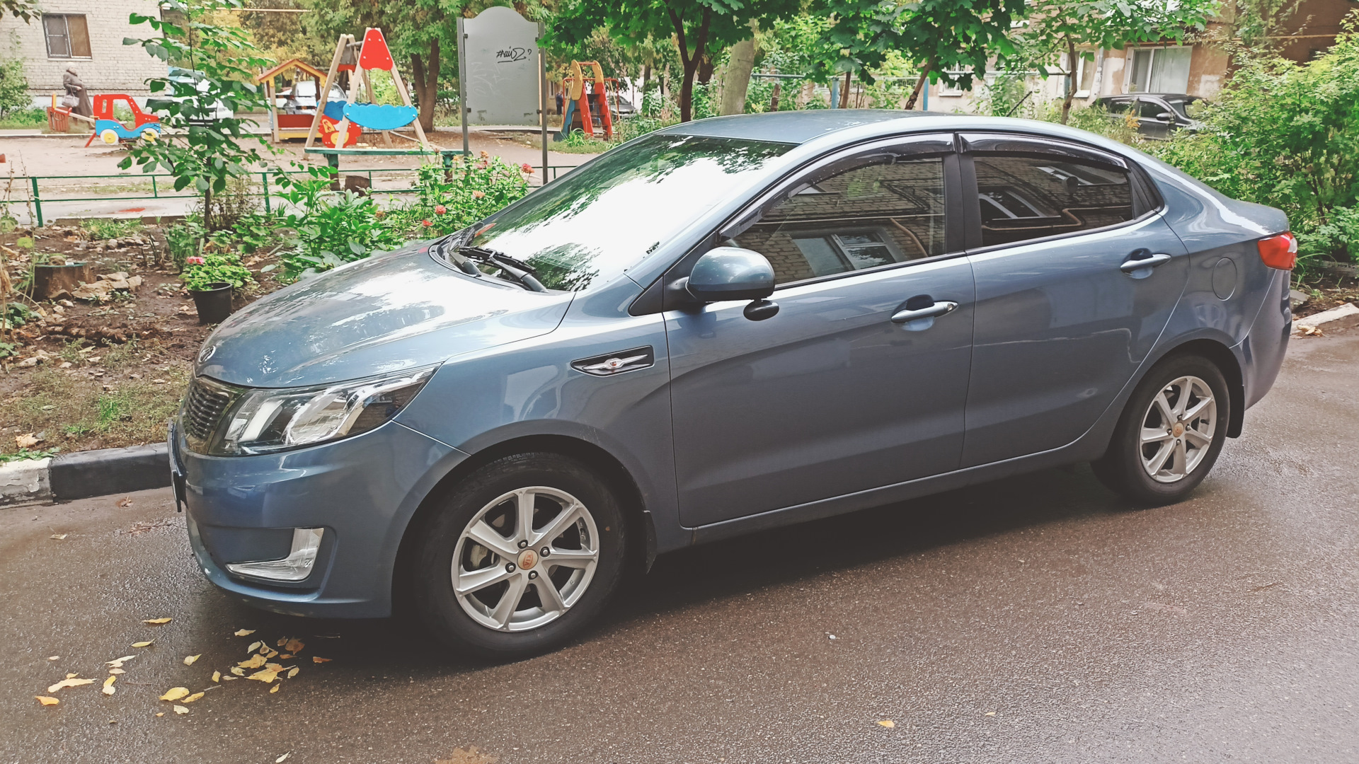 KIA Rio (3G) 1.6 бензиновый 2012 | Blue на DRIVE2