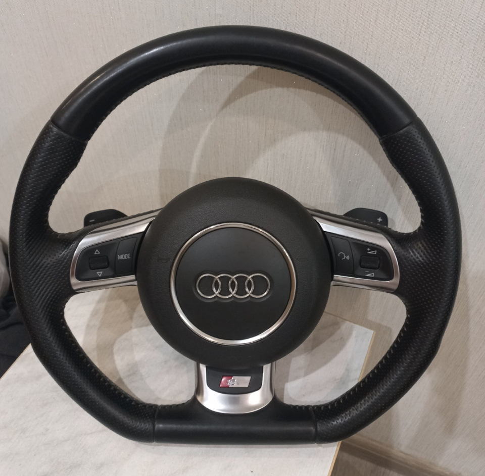 Скошеный руль Audi — Audi A6 Avant (C6), 3 л, 2007 года | тюнинг | DRIVE2