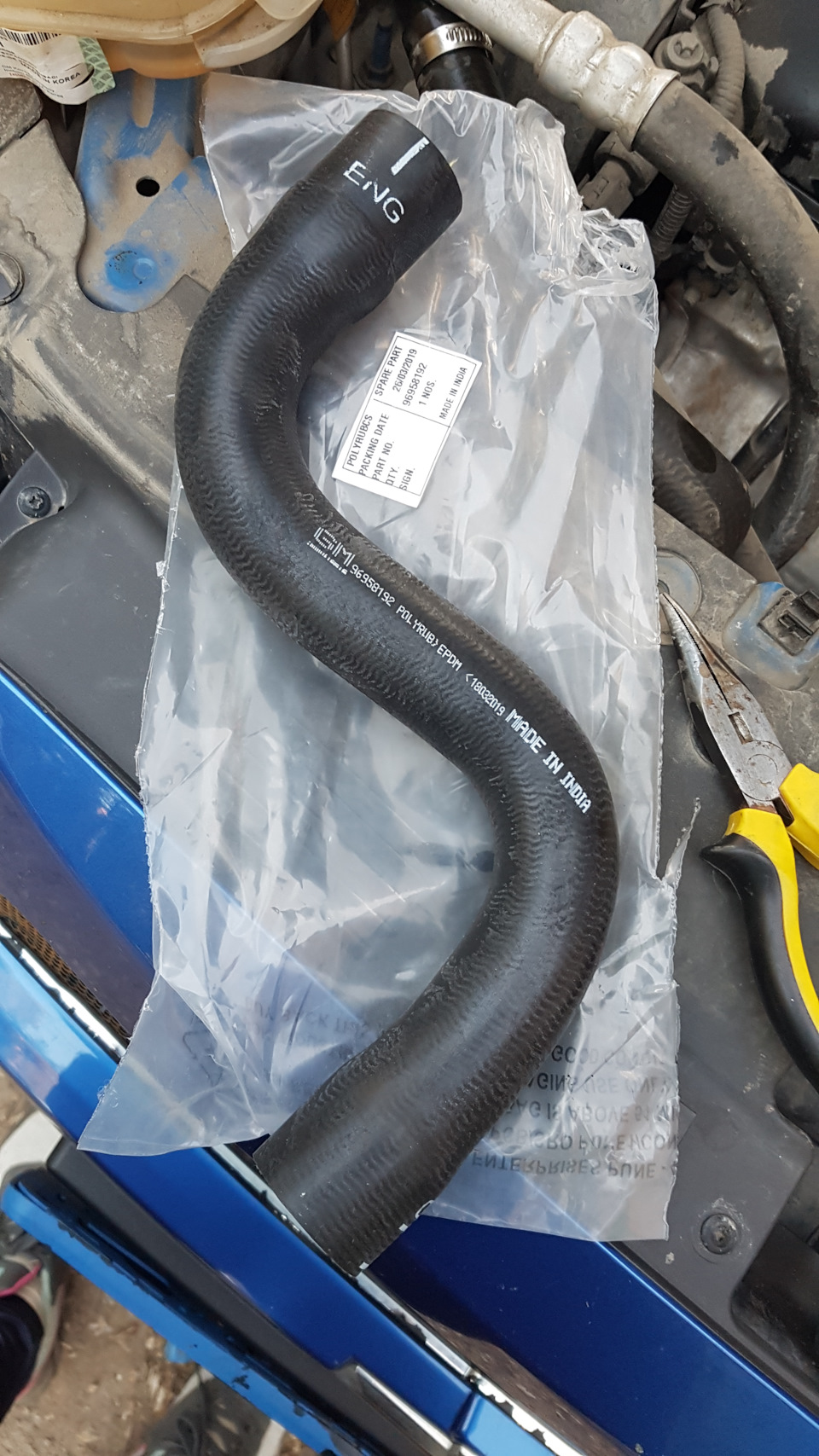 96958192 Шланг системы охлаждения GM | Запчасти на DRIVE2