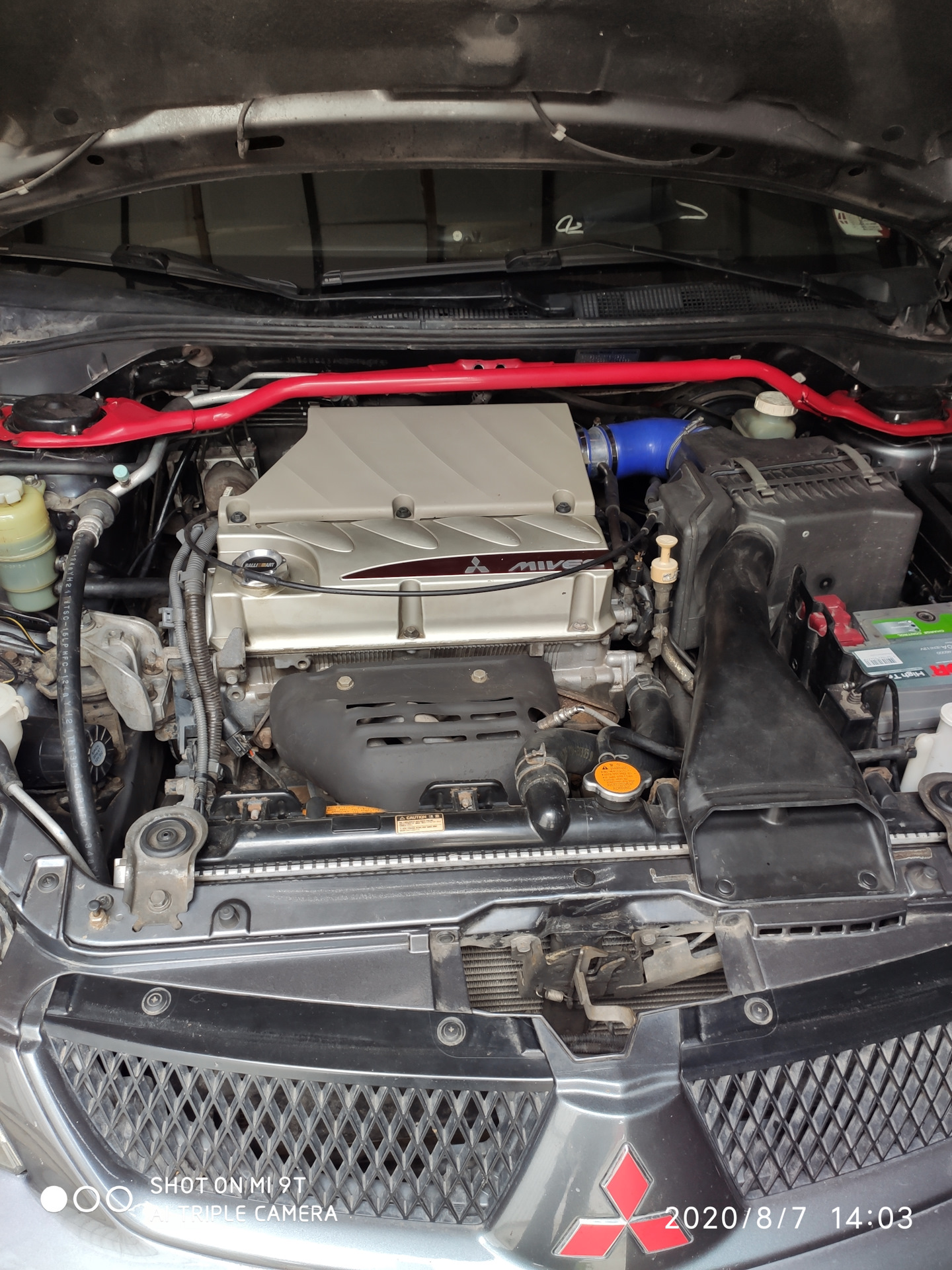 Распорка трёх точечная Лансер 9 Ralliart — Mitsubishi Lancer IX, 2,4 л, 2007 года | просто так ...