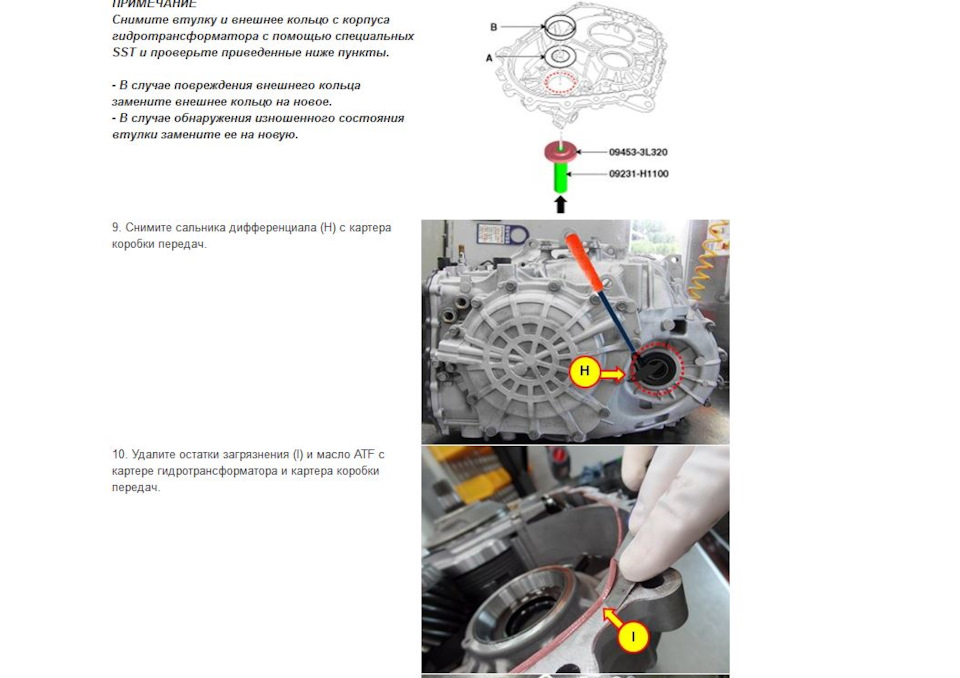 Ремонт полного привода. Дифференциал и раздатка. — Hyundai Grand Santa ...