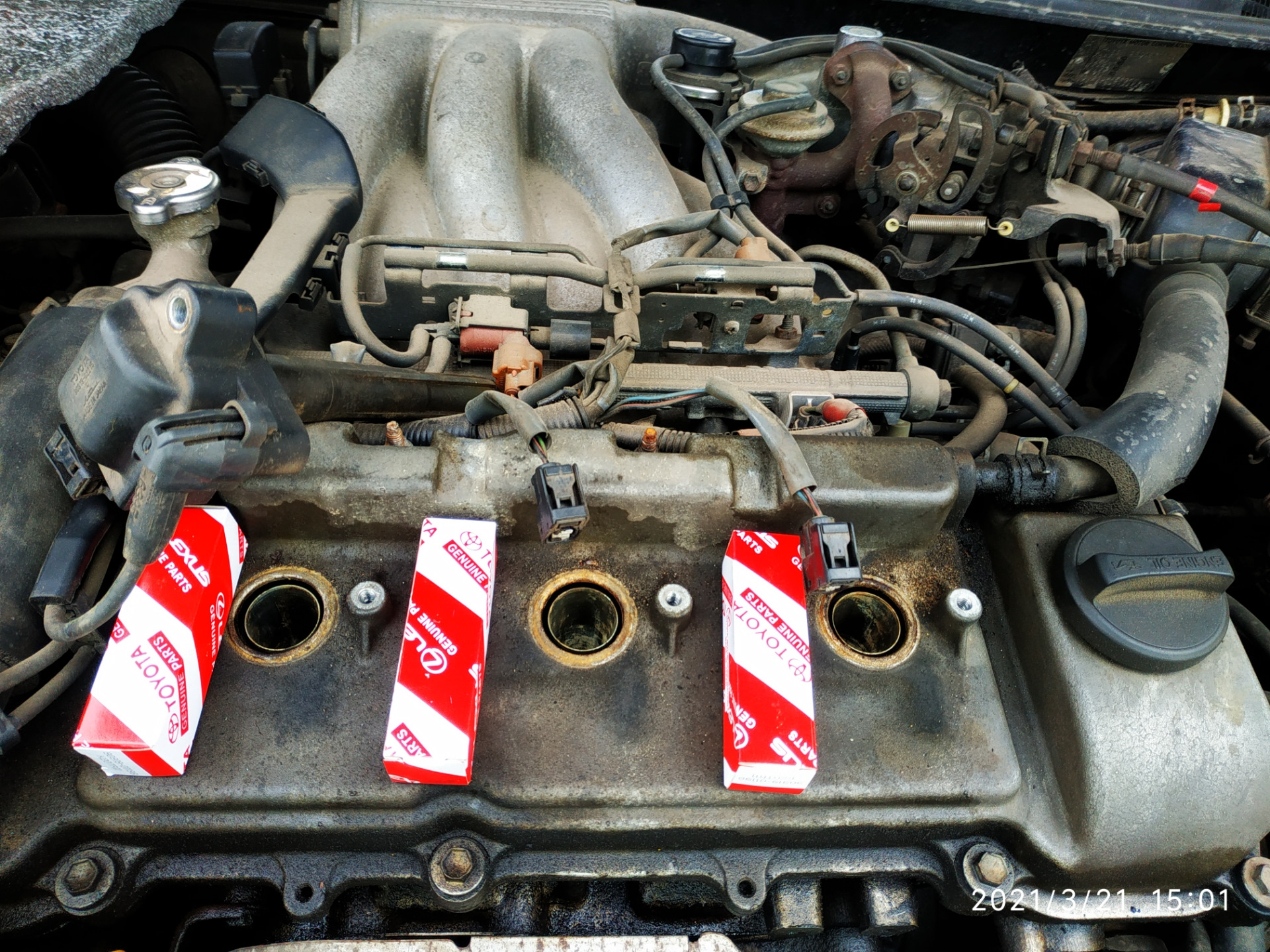 ⭐Замена свечи 1MZFE⭐ — Toyota Camry (XV20), 3 л, 2001 года | расходники ...