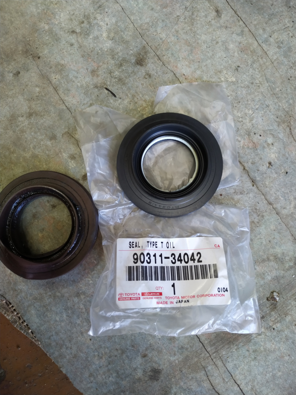 9031134042 Сальник привода левый TOYOTA LEXUS | Запчасти на DRIVE2