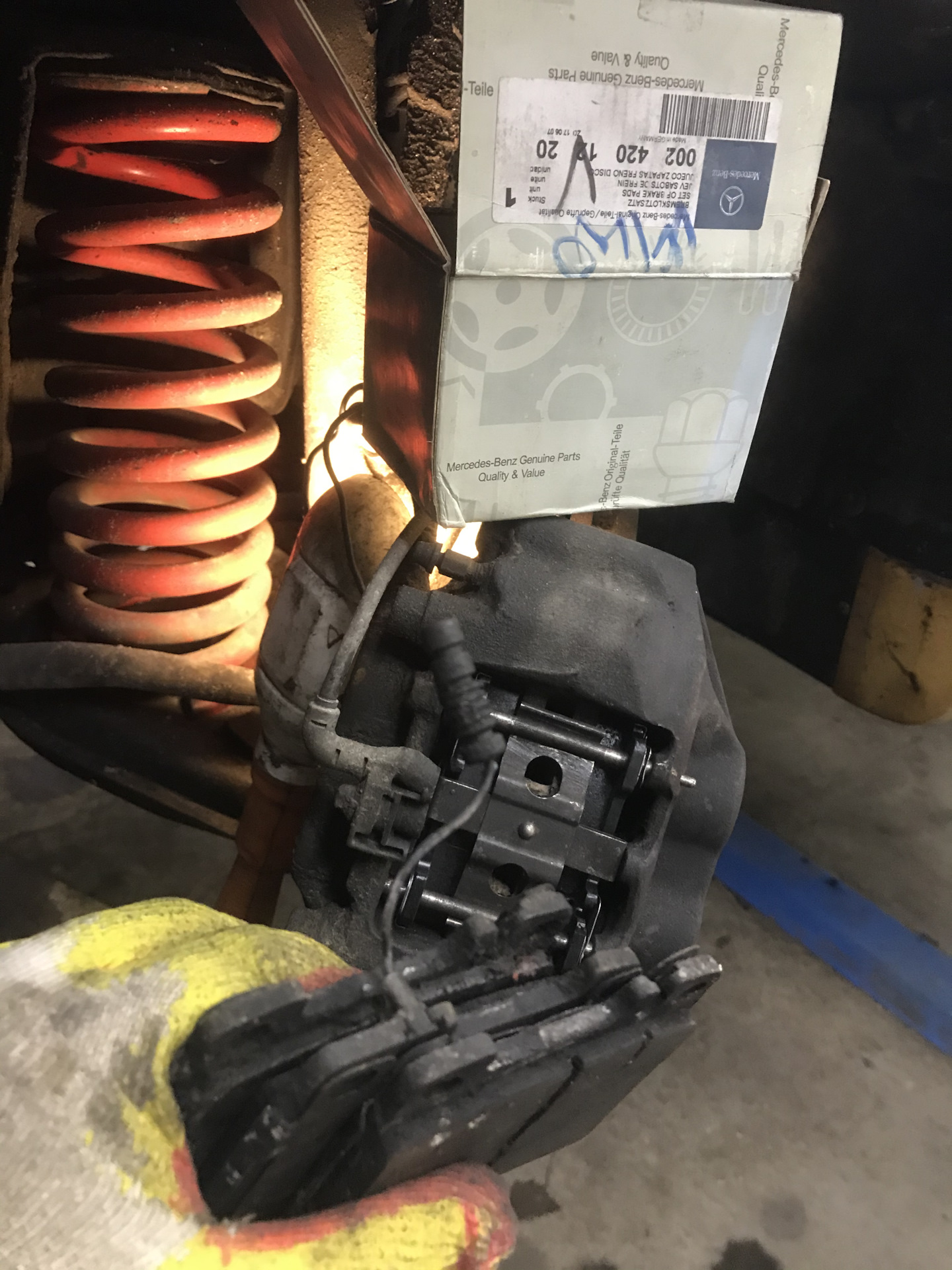 С/запись колодки, форсунки — Mercedes-Benz S-Class (W140), 3 л, 1997 ...