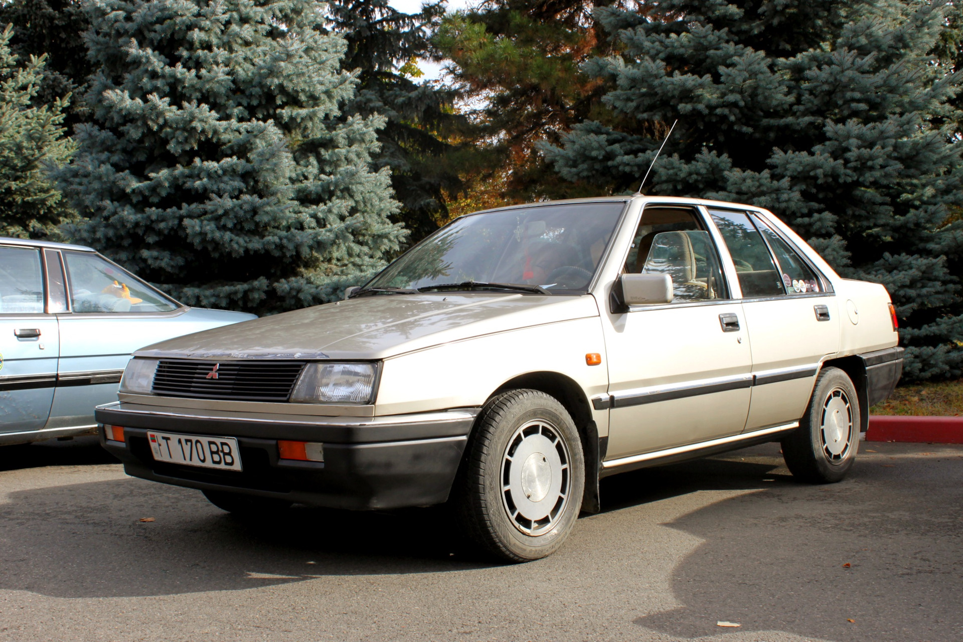 Выставка автомобилей ! — Mitsubishi Lancer III, 1,5 л, 1988 года ...