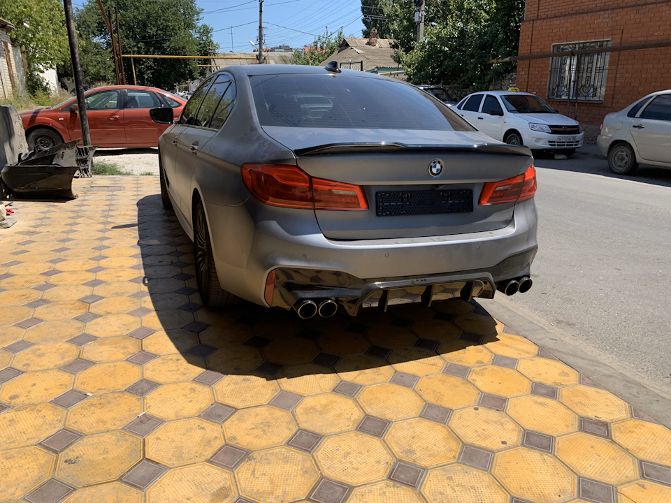 Спойлер на G30 — BMW 5 series (G30), 3 л, 2017 года | стайлинг | DRIVE2