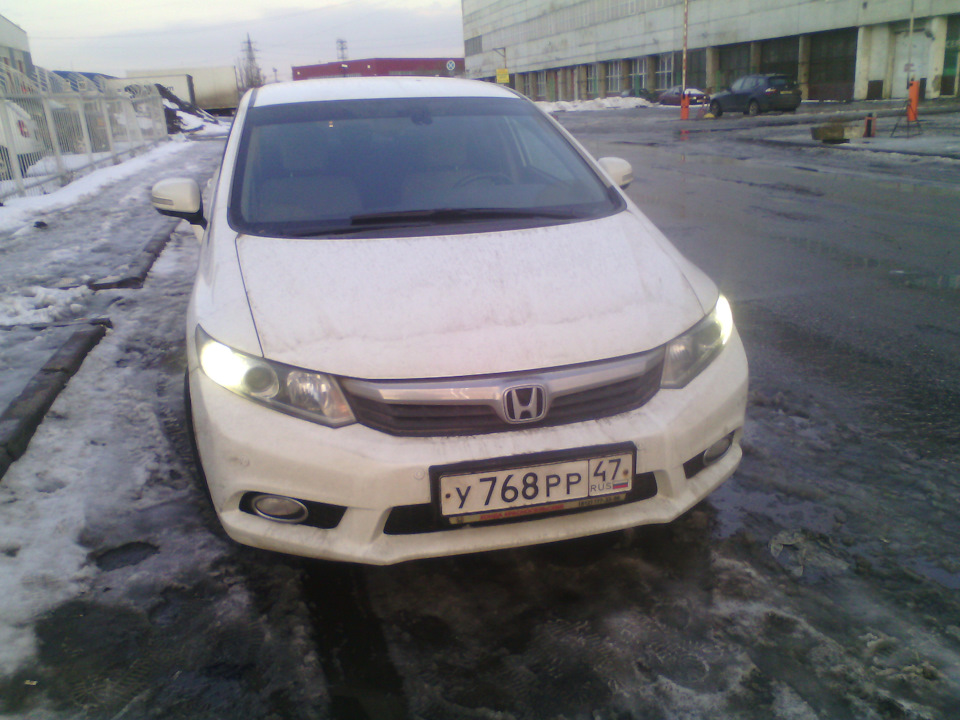 Замена габаритных ламп на светодиоды — Honda Civic 4D (9G), 1,8 л, 2012 ...