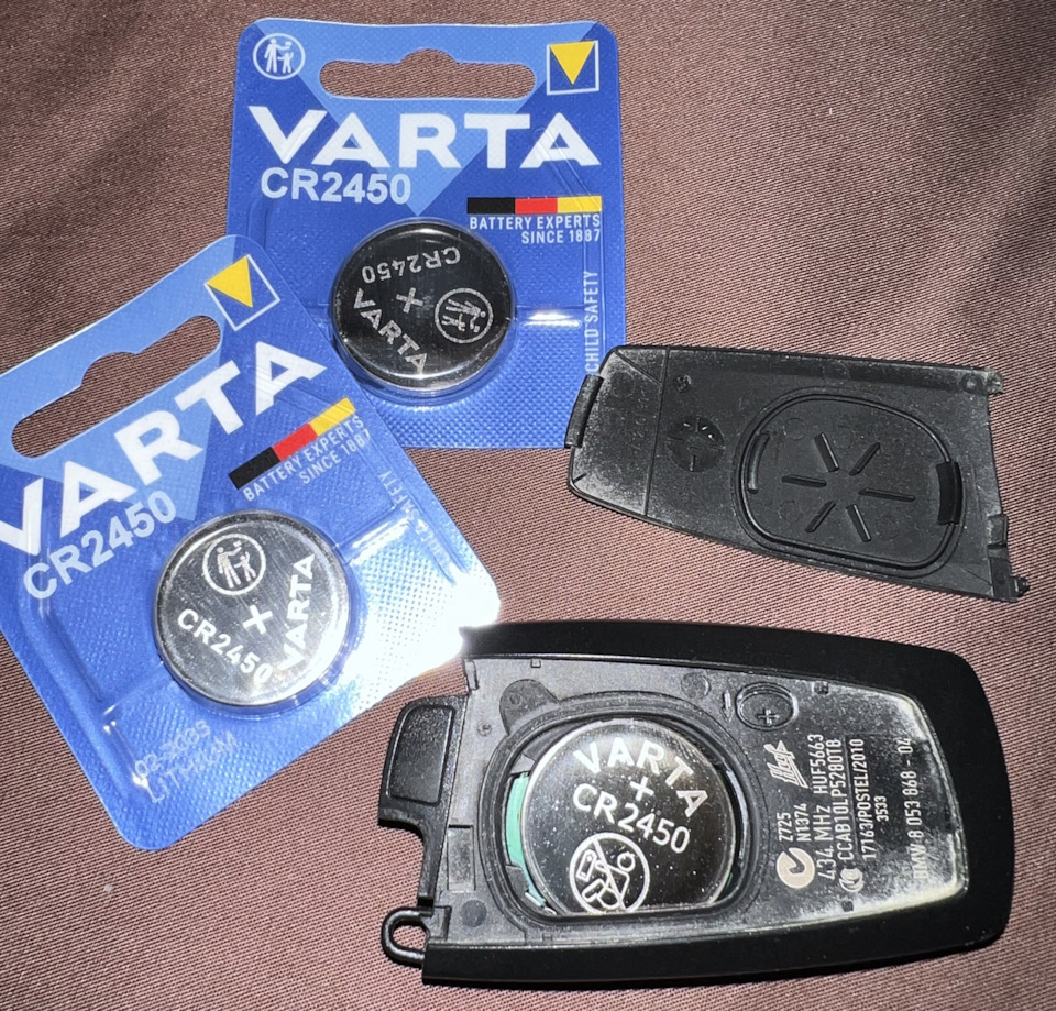 Замена батарейки в ключе BMW F-серия — BMW 3 series (F30), 2 л, 2014 ...