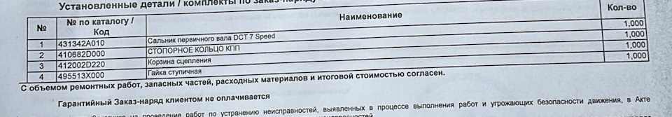 Замена комплекта сцепления — KIA Ceed SW (3G), 1,4 л, 2021 года | визит ...