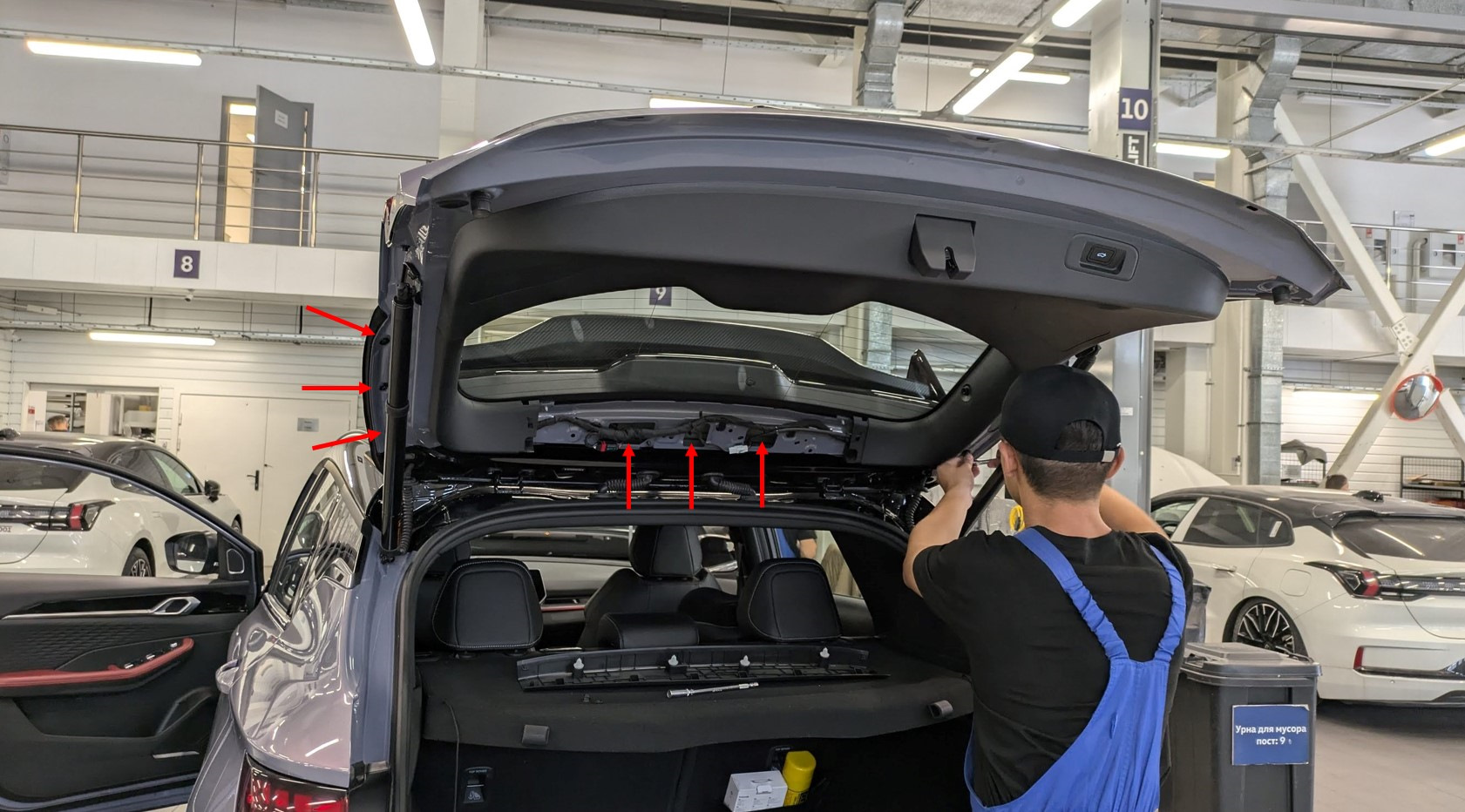 Предотвращение поломки электропривода багажника — Geely Coolray (2023 ...