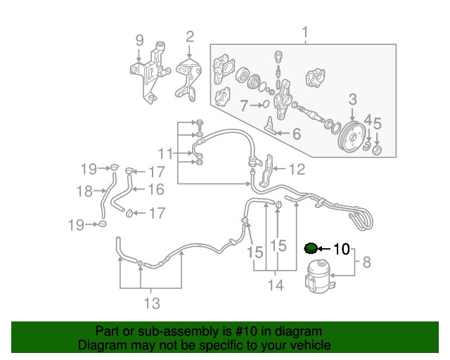 5715334003 Крышка бачка гур KIA HYUNDAI | Запчасти на DRIVE2
