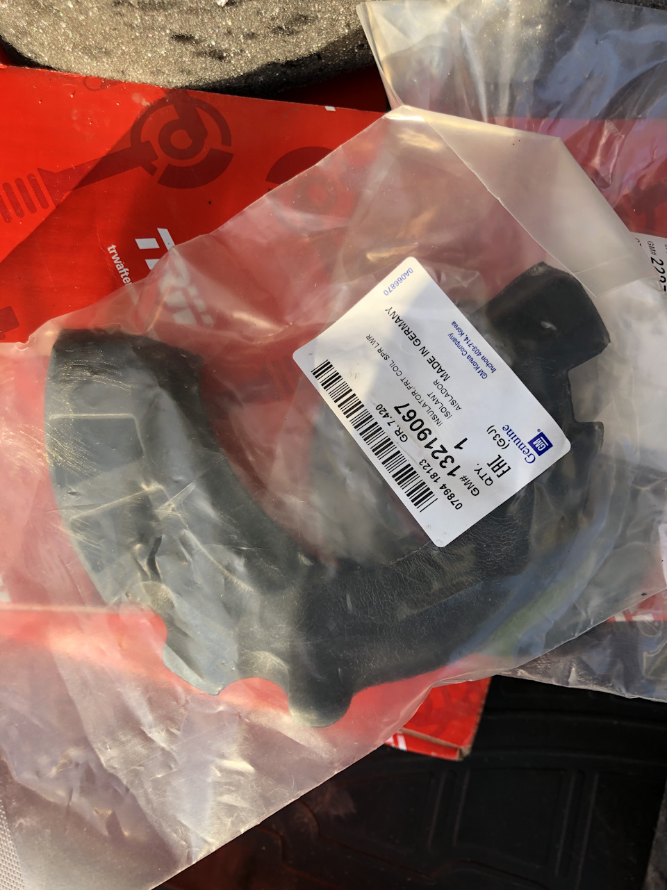 13219067 ДЕМПФЕР ПРУЖИНЫ ПОДВЕСКИ GM | Запчасти на DRIVE2