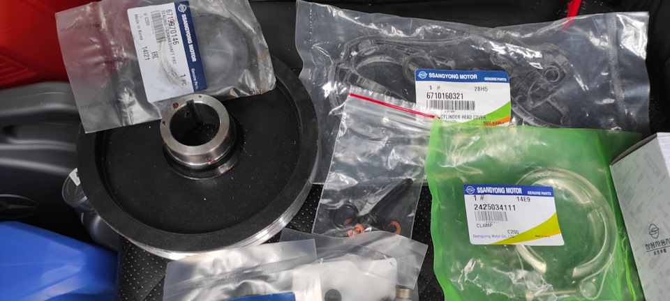 Замена прокладки ГБЦ — SsangYong Actyon (2G), 2 л, 2012 года | визит на ...