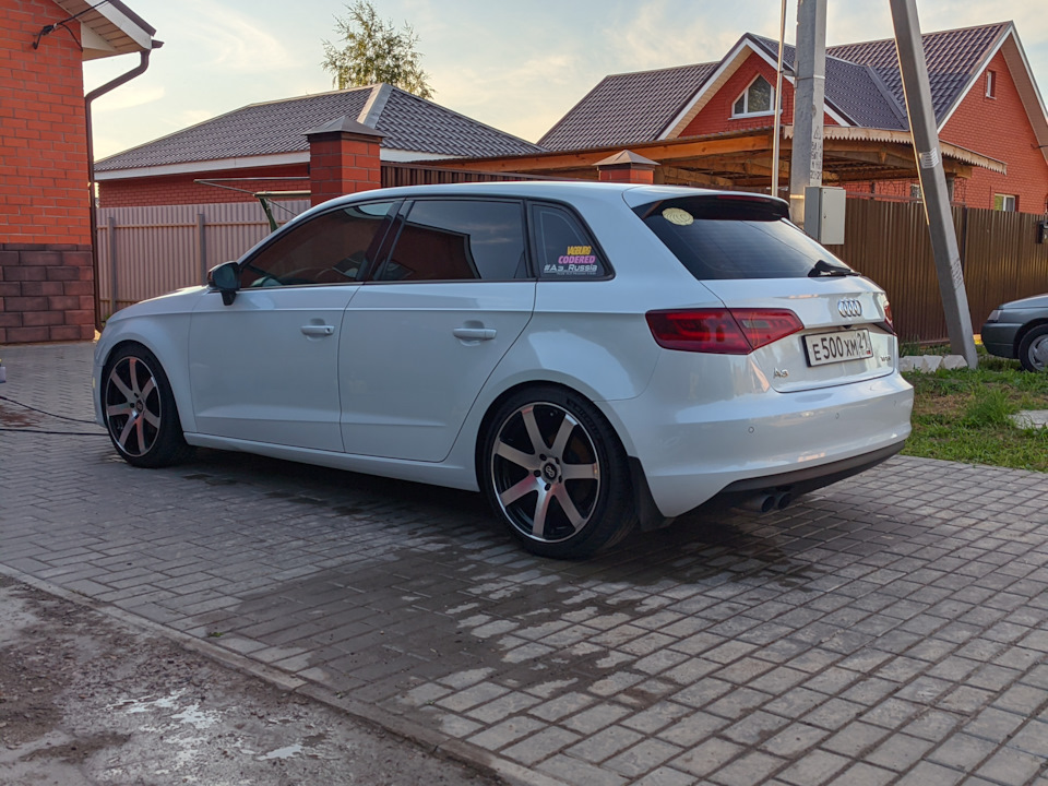 #32 Подвеска ч.2. Амортизаторы KYB — Audi A3 Sportback (8VA), 1,4 л ...