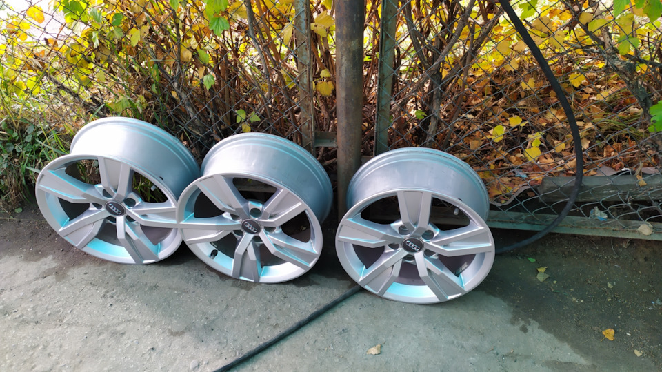 Диски на зиму — Volkswagen Tiguan (1G), 2 л, 2012 года | колёсные диски ...