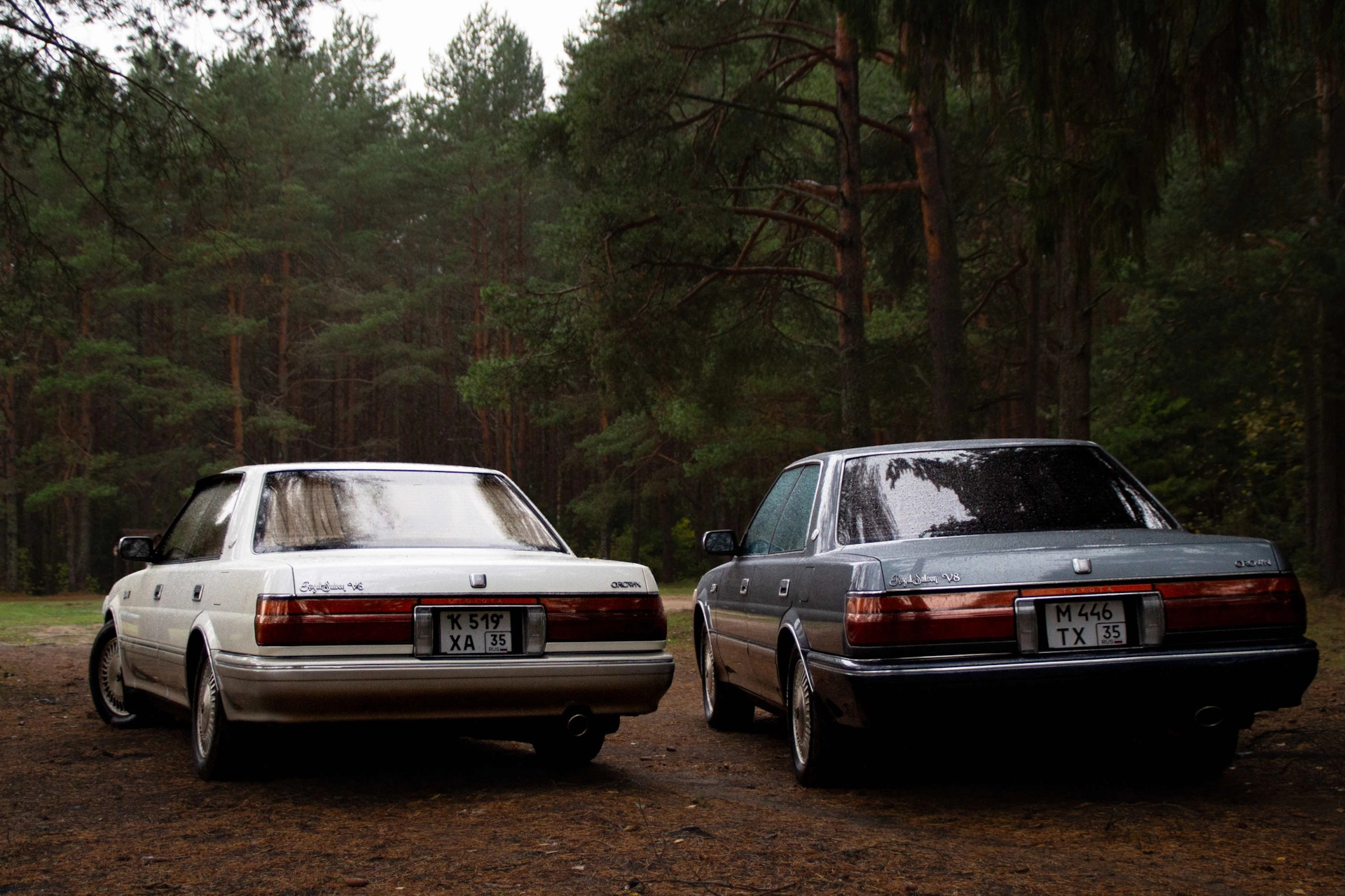 Два идеальных Crown 131 UZS — Toyota Crown (S130), 4 л, 1990 года ...