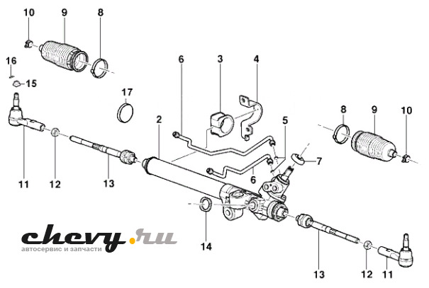 Рулевые, тяга и наконечник TraiBlazer 2. Как это выглядит? 94772912 ...