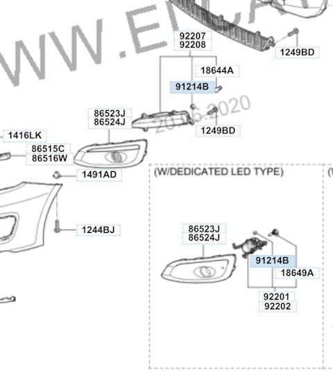 9216339000 Кожух фары KIA HYUNDAI | Запчасти на DRIVE2