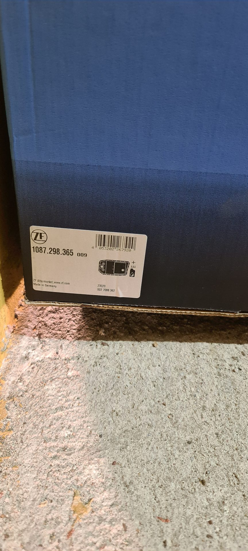 1087298365 Комплект деталей, смена масла — автоматическ.коробка передач ...