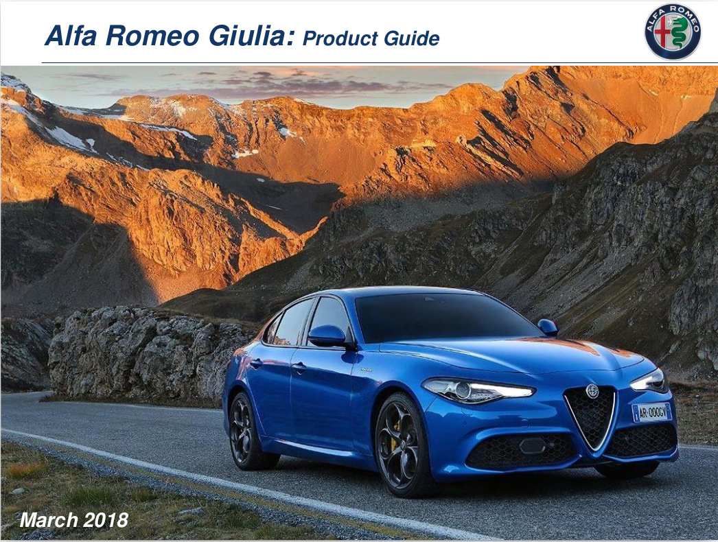 Стоимость нового авто в 2018 — Alfa Romeo Giulia (952), 2,2 л, 2018 ...