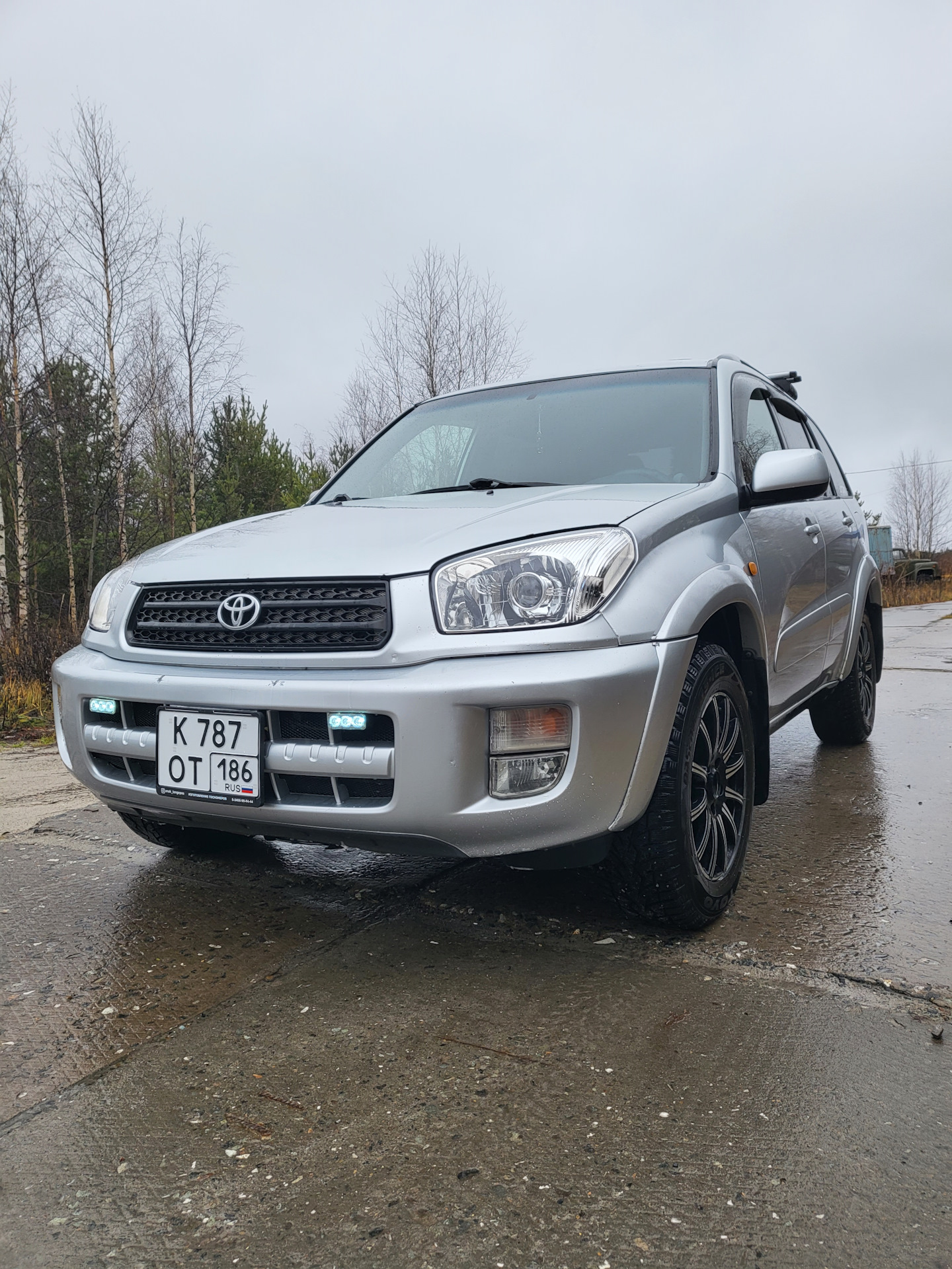 В зиму — Toyota RAV4 (II), 2,4 л, 2003 года | колёсные диски | DRIVE2