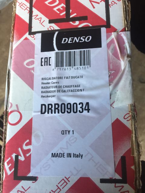 DRR09034 Радиатор отопителя DENSO | Запчасти на DRIVE2
