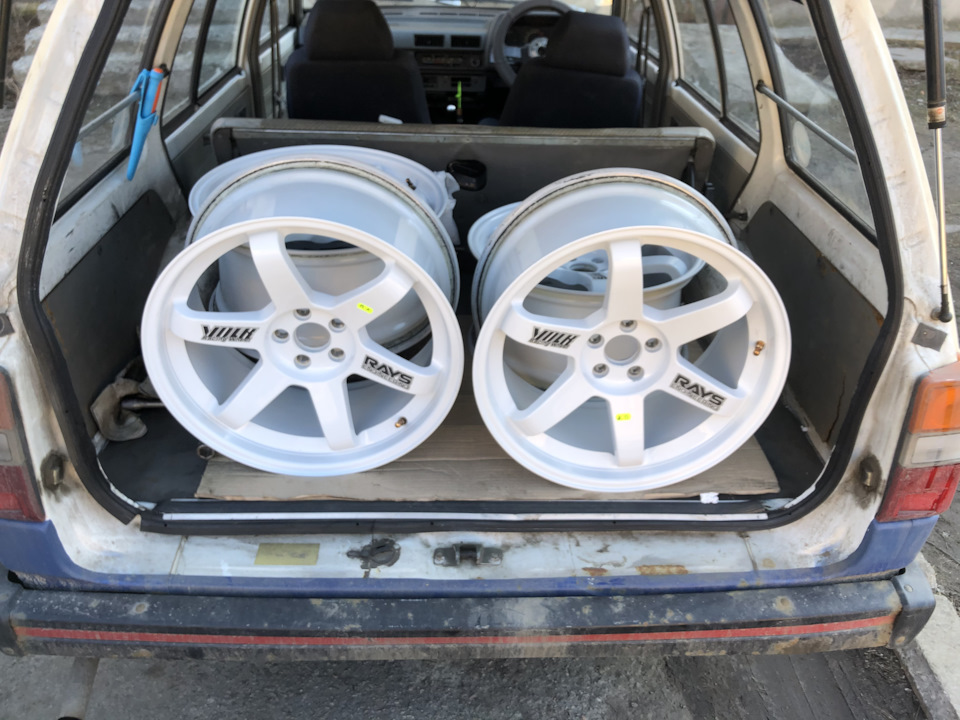 TE37 “18 — Subaru Impreza WRX STI (GD), 2,2 л, 2000 года | колёсные ...