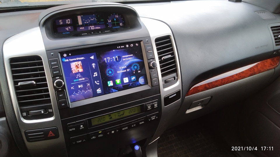 головное устройство Kapud MTK8257 4оператива128память — Toyota Land Cruiser Prado 120-series, 4 ...