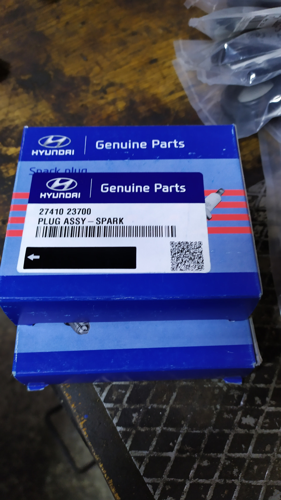 Замена свечей, стоек и втулок стабилизатора, масла в ДВС — Hyundai ...