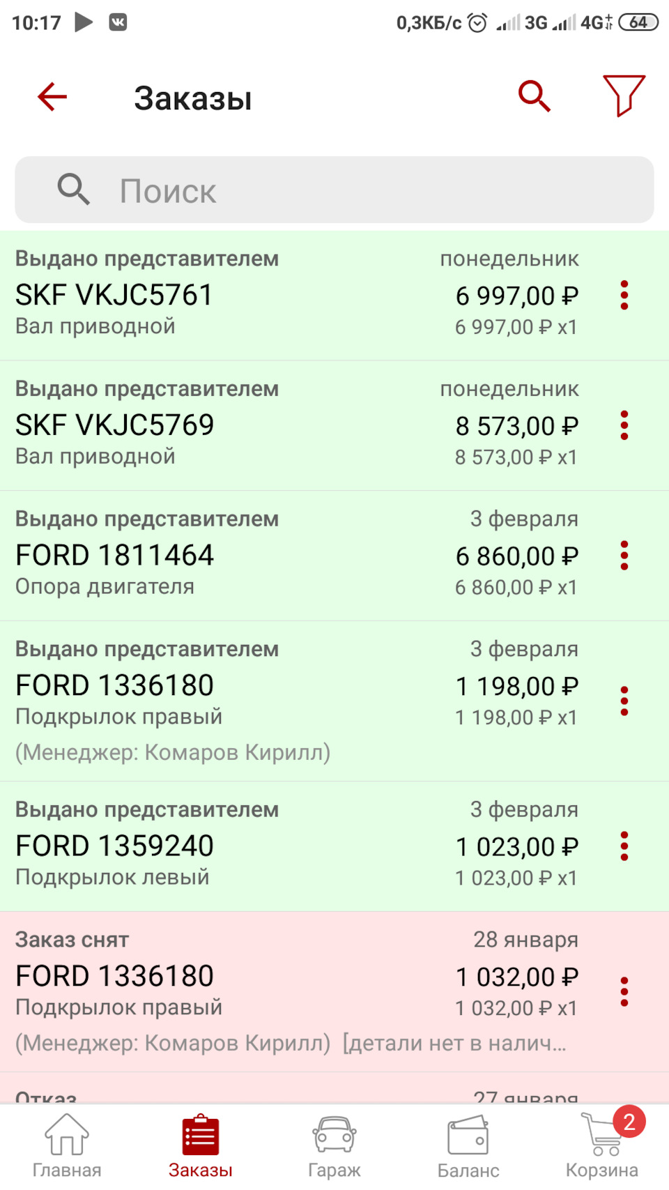 1359240 Подкрылок переднего левого крыла / Focus-II, C-Max 2003~ Ford ...