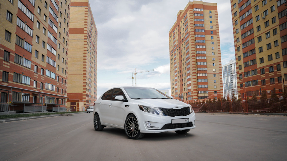 HRE Style E235 R17 7.5j ET40 4*100 Часть 2 — KIA Rio (3G), 1,6 л, 2014 ...