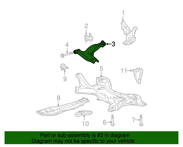 4806913010 Рычаг передней подвески левый TOYOTA LEXUS | Запчасти на DRIVE2