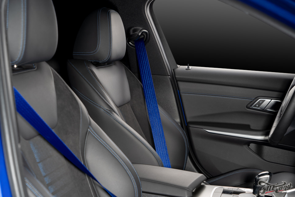 Синие ремни безопасности для BMW 3 — FatTony на DRIVE2