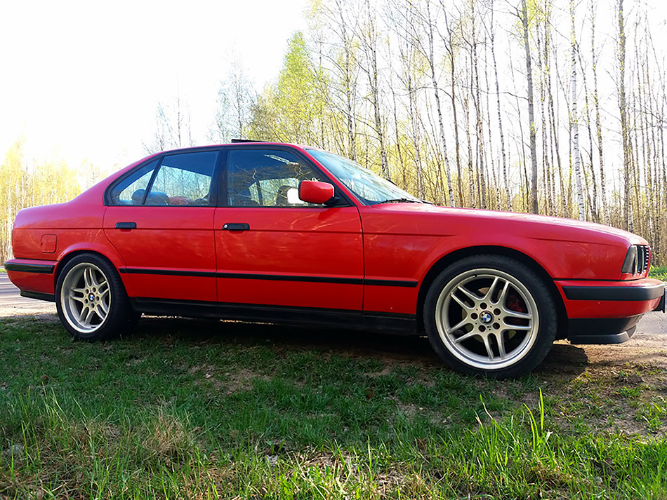 Лето, RED DIAMOND — BMW 5 series (E34), 2 л, 1992 года | фотография ...