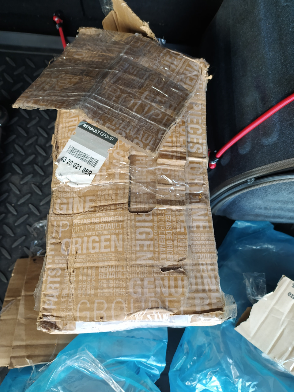 432002188R К-т дисков торм зад с подшипником RENAULT | Запчасти на DRIVE2