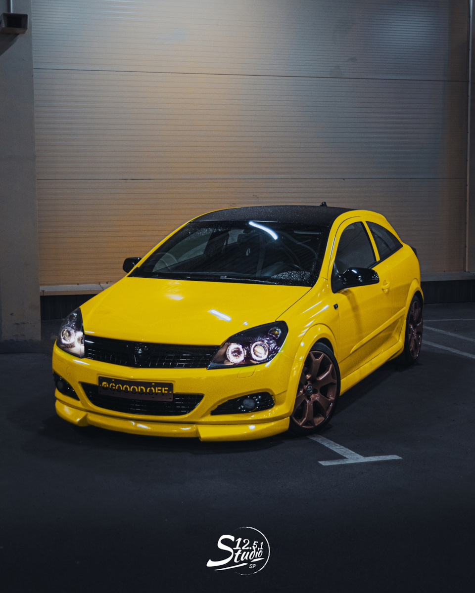 Лимон, единственный жёлтый или же Juicy yellow🍋 — Opel Astra H GTC, 1,8 ...