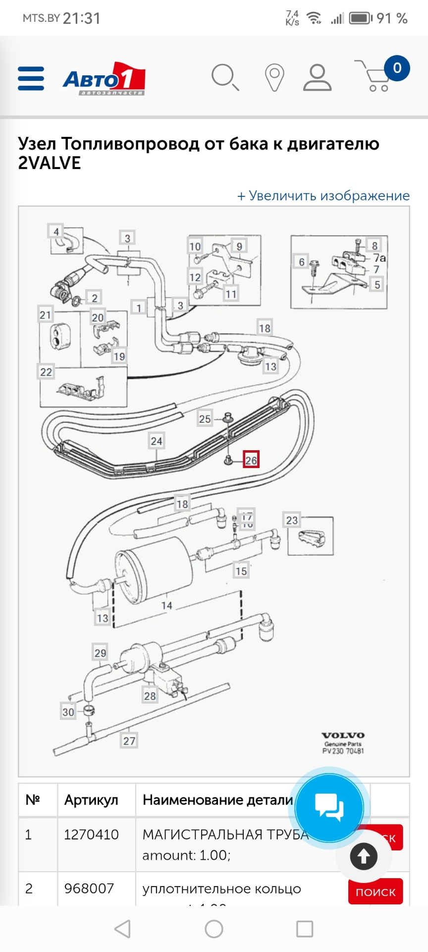Защита топливо провода — Volvo S70, 2 л, 1998 года | просто так | DRIVE2