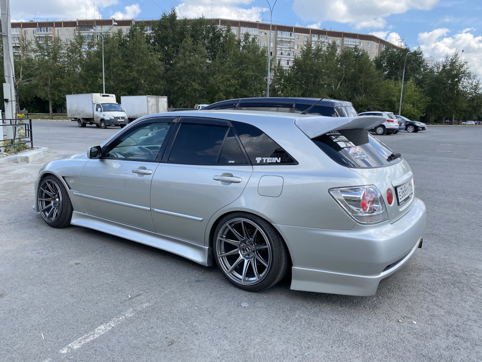 Fitting of WIDE ELIXIR spoiler for Lexus is300 sportcross… — Toyota ...