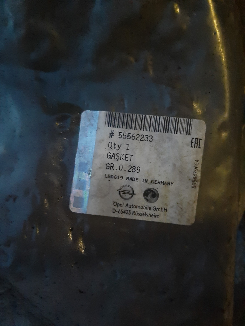55562233 Прокладка головки блока цилиндров GM | Запчасти на DRIVE2