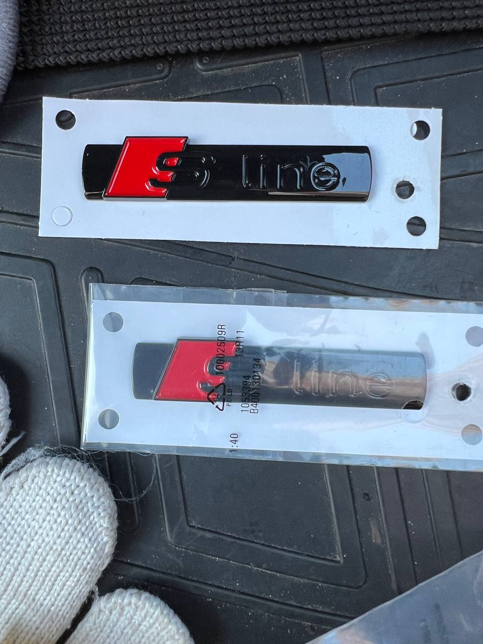 Рамки Audi sport и шильдики S-lne — Audi A7 Sportback (1G), 3 л, 2011 ...