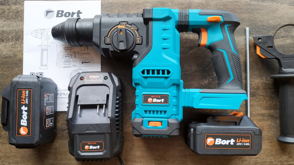 Мощный Аккумуляторный перфоратор Bort BHD-21Li-BL «вертикалка». — Сообщество «Инструмент ...