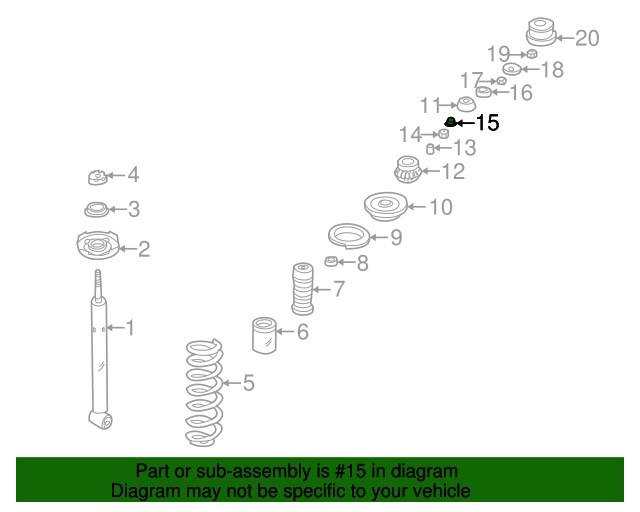 191512340 Ремкомплект, опора стойки амортизатора VAG | Запчасти на DRIVE2