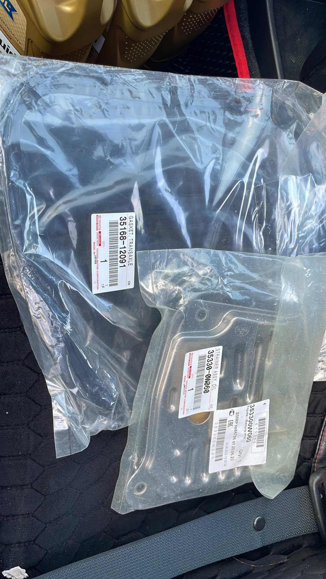 Замена масла в вариаторе — Toyota Wish (AE20), 1,8 л, 2012 года ...