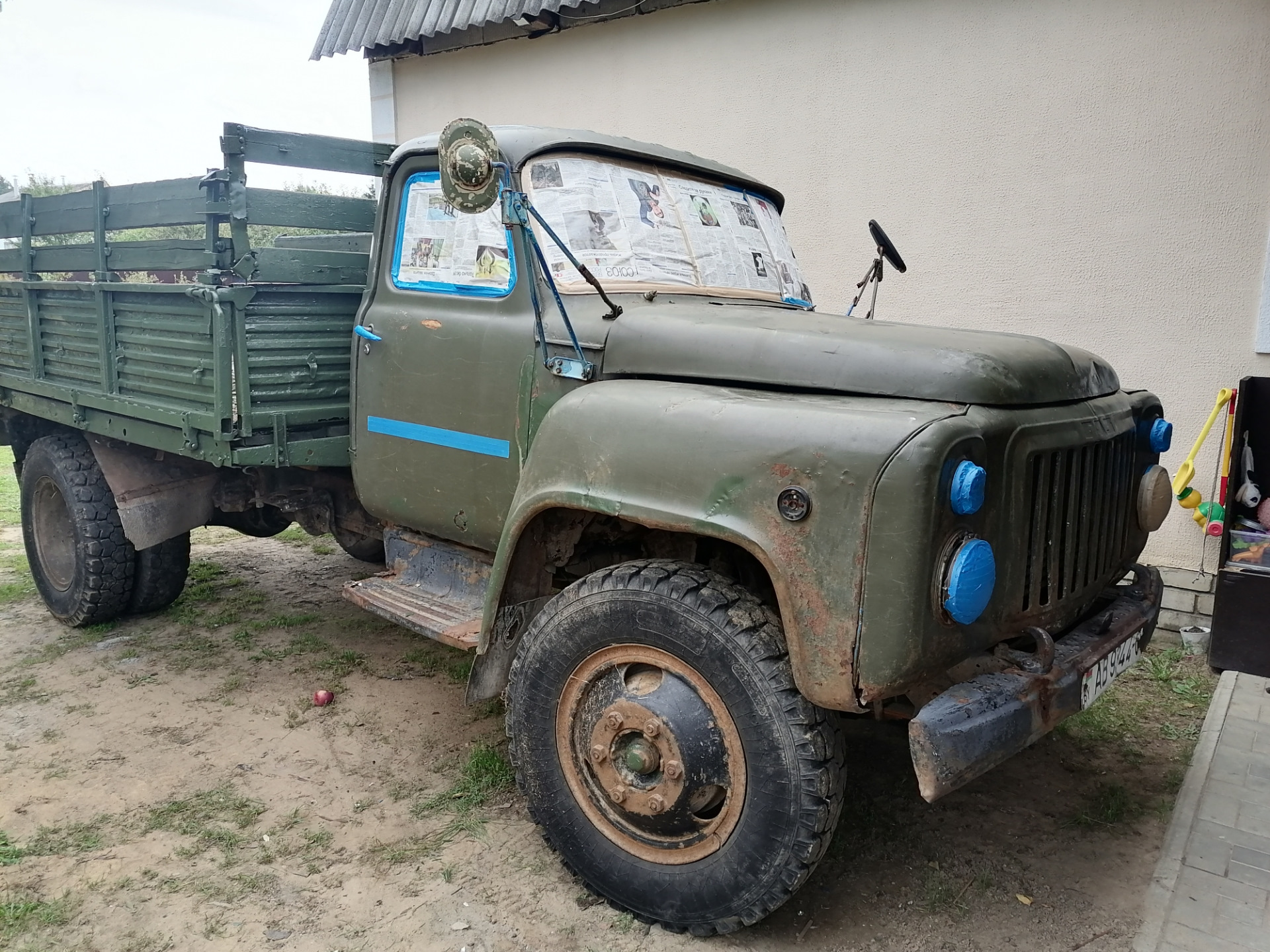 Покрасил газона — ГАЗ 53, 4,2 л., 1988 года | кузовной ремонт | DRIVE2