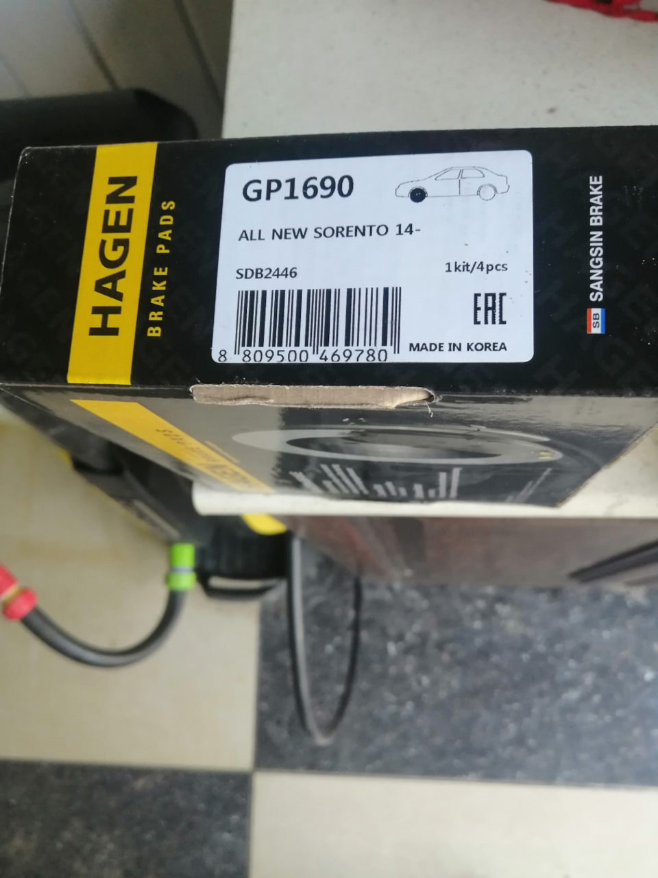 GP1690 Тормозные колодки SANGSIN | Запчасти на DRIVE2