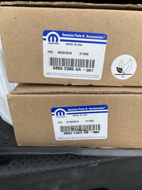 68052369AB Колодки тормозные передние Chrysler | Запчасти на DRIVE2